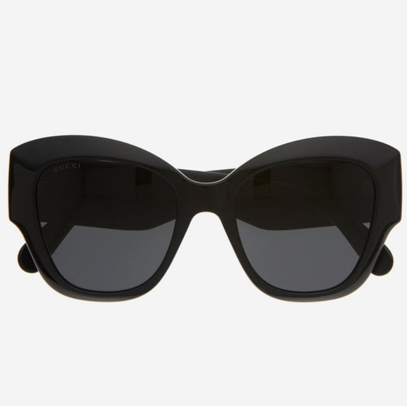 Gucci | Accessories | New Gucci Black Women Sunglasses Gucci Gg808s 00 ...